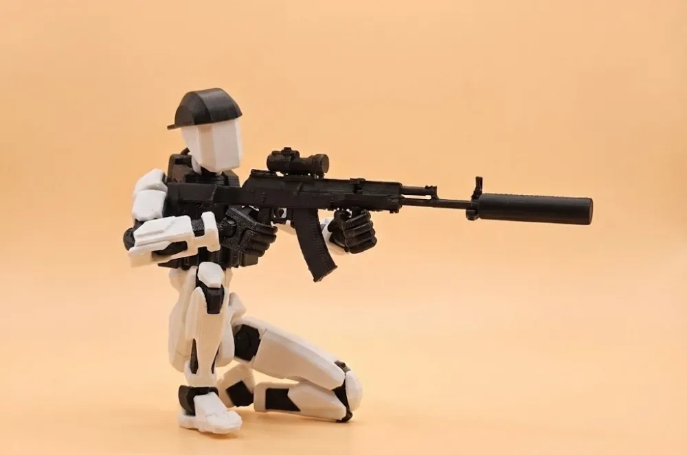 Dummy 13 AK12 高品质枪械 - 免费 3D 打印模型 - MakerWorld