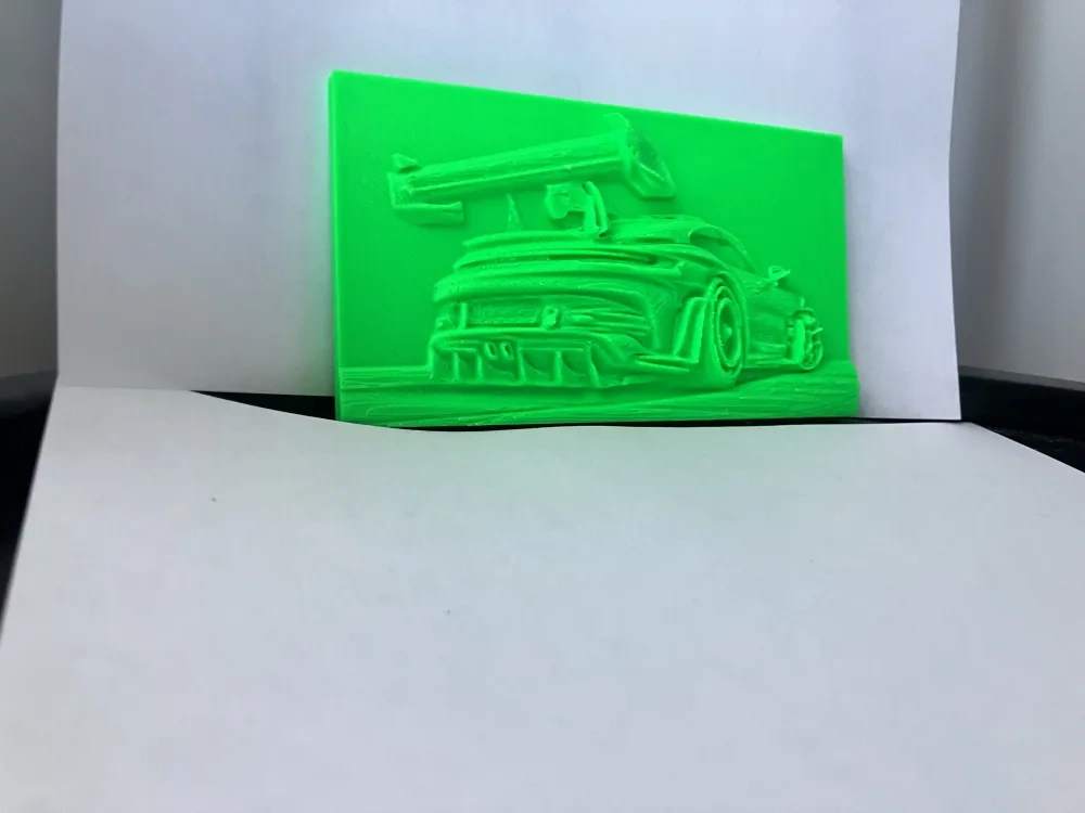 保时捷 GT3 RS 雕塑 - 免费 3D 打印模型 - MakerWorld