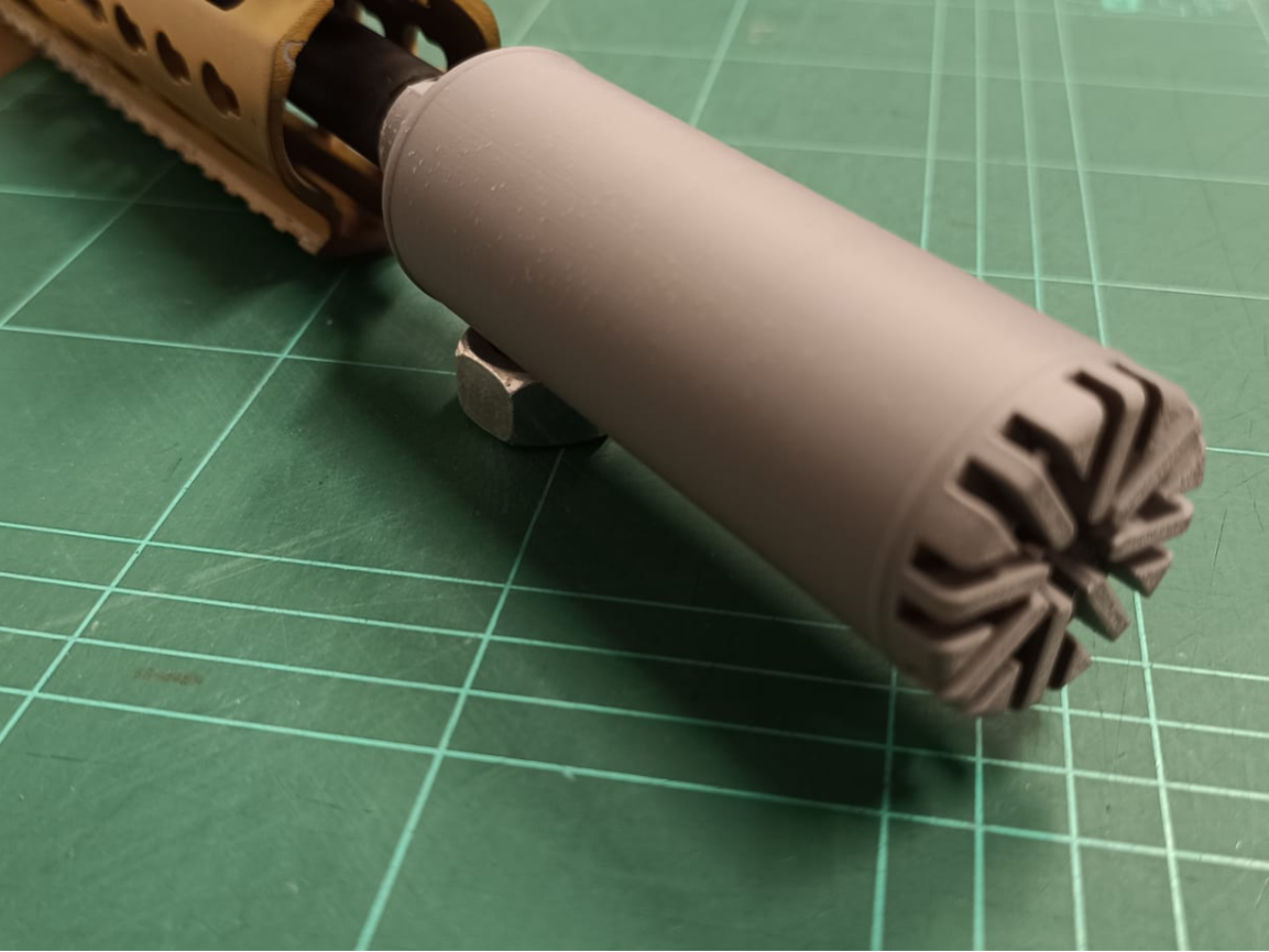 KSK G95 款式 MARS 虚拟消音器 软气枪/军事模拟 - 免费 3D 打印模型 - MakerWorld