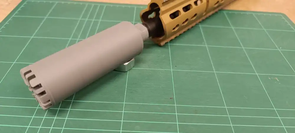 KSK G95 款式 MARS 虚拟消音器 软气枪/军事模拟 - 免费 3D 打印模型 - MakerWorld