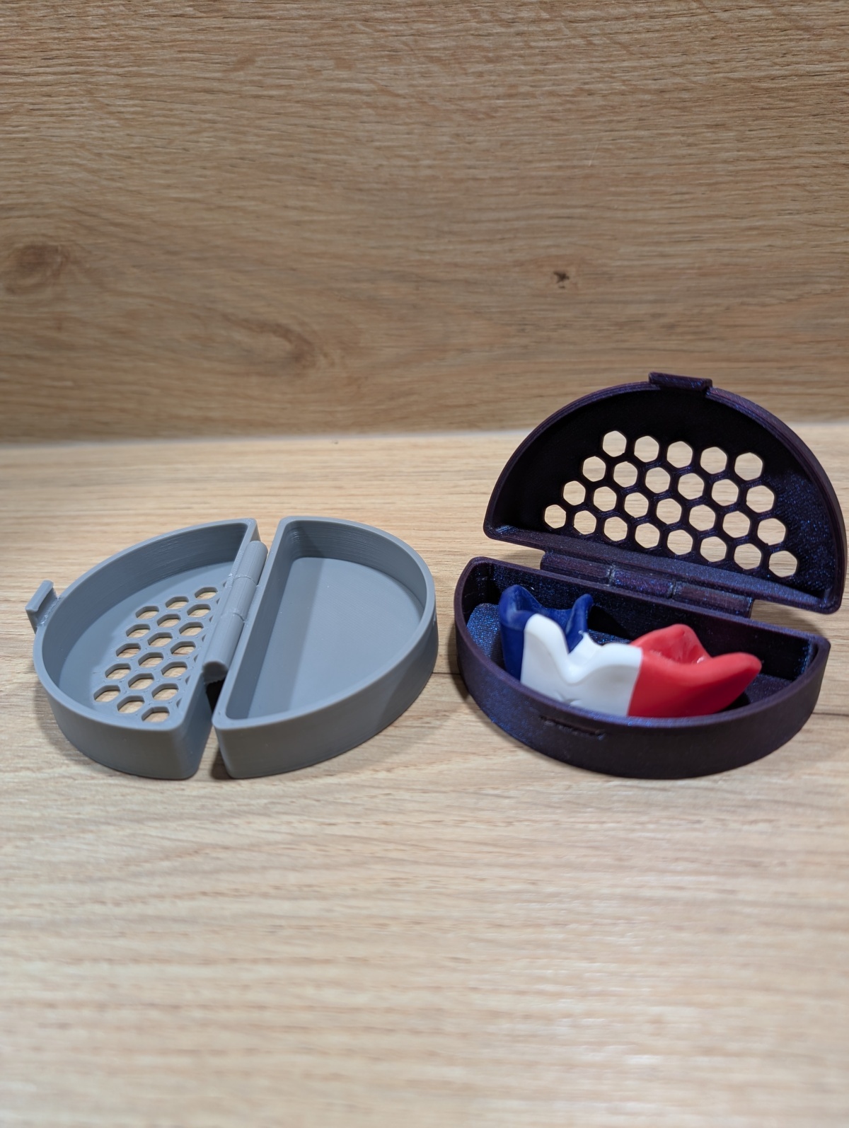 护齿/牙套半圆形盒 一体打印 - 免费 3D 打印模型 - MakerWorld