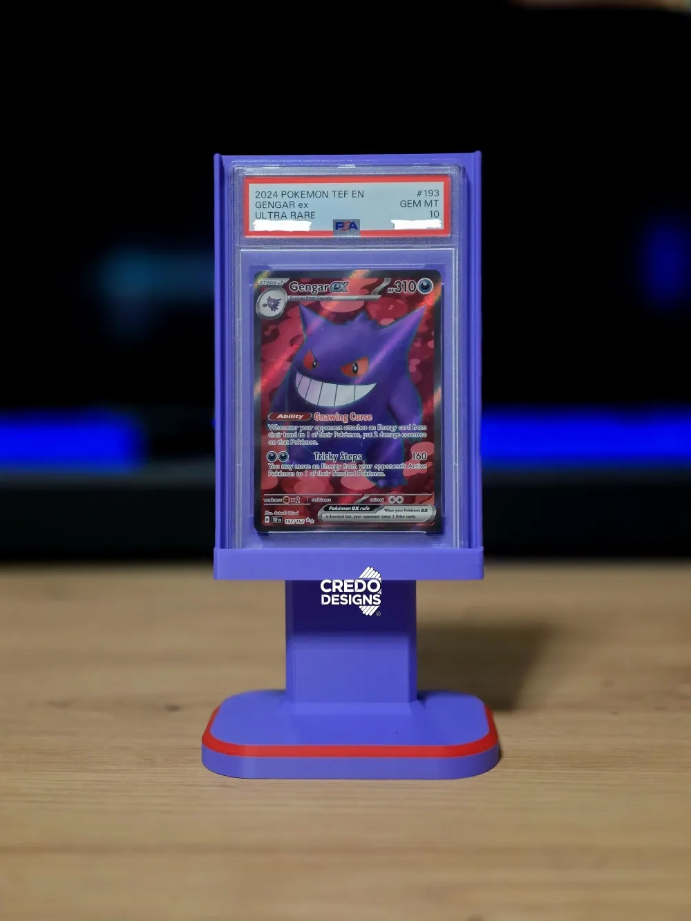 宝可梦 PSA评级卡砖双色现代展示架 - 免费 3D 打印模型 - MakerWorld