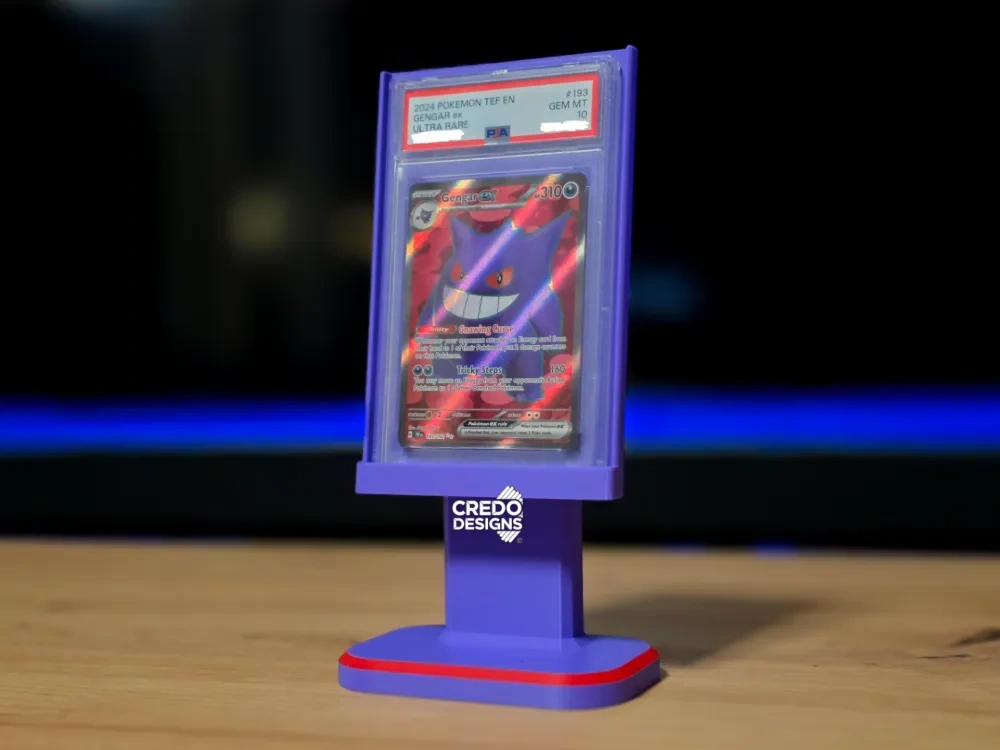 宝可梦 PSA评级卡砖双色现代展示架 - 免费 3D 打印模型 - MakerWorld