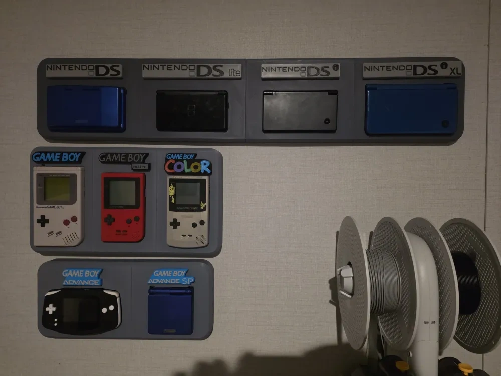 Nintendo DS (厚版) 壁挂 - 免费 3D 打印模型 - MakerWorld