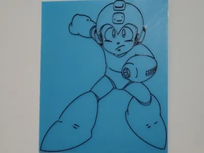 Mega Man 板 - 免费 3D 打印模型 - MakerWorld