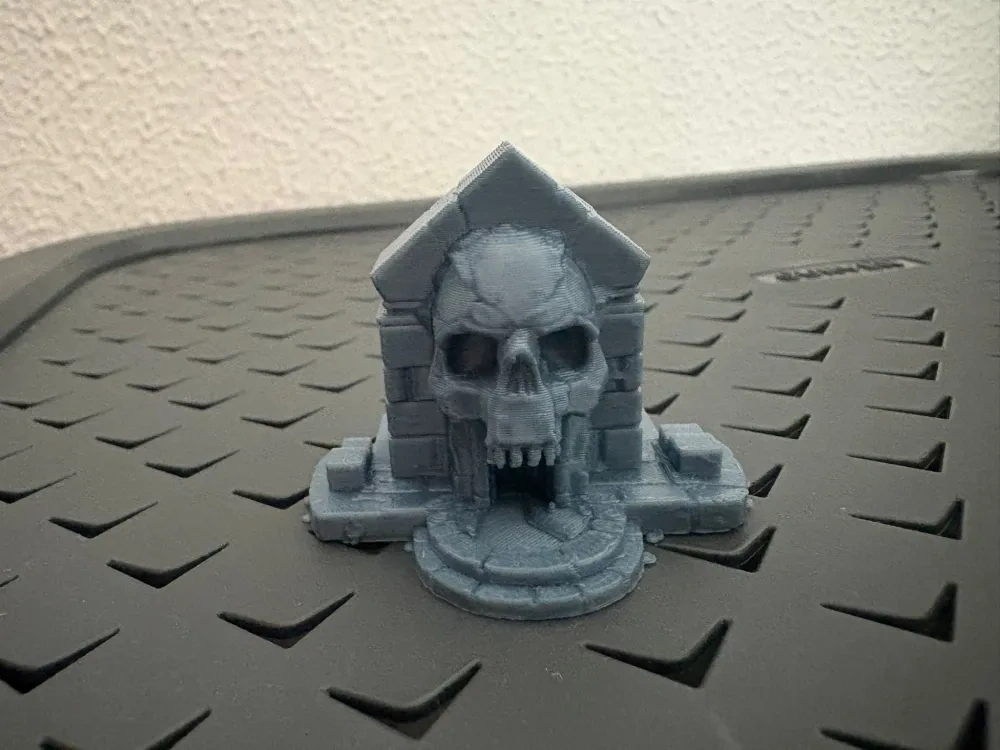 远古骷髅传送门 长满苔藓的废墟 &地下城入口 - 免费 3D 打印模型 - MakerWorld