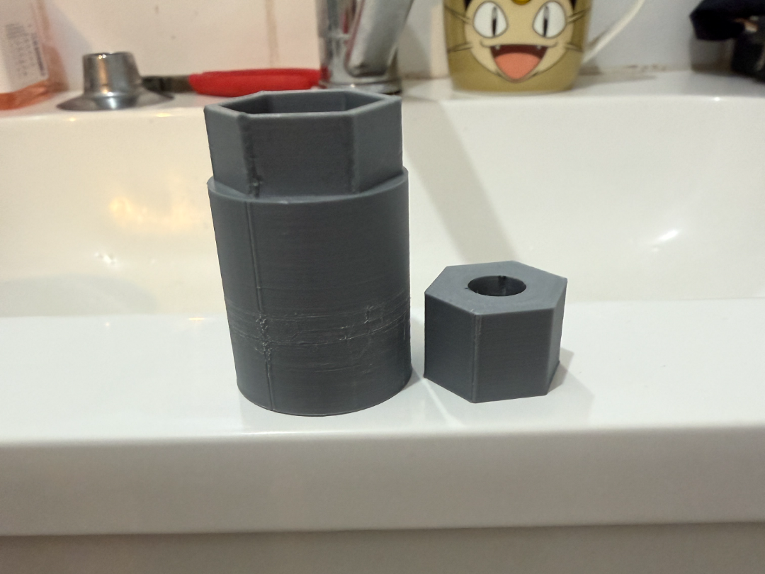 嵌入式水龙头扳手套筒 22mm (22.5mm) - 免费 3D 打印模型 - MakerWorld