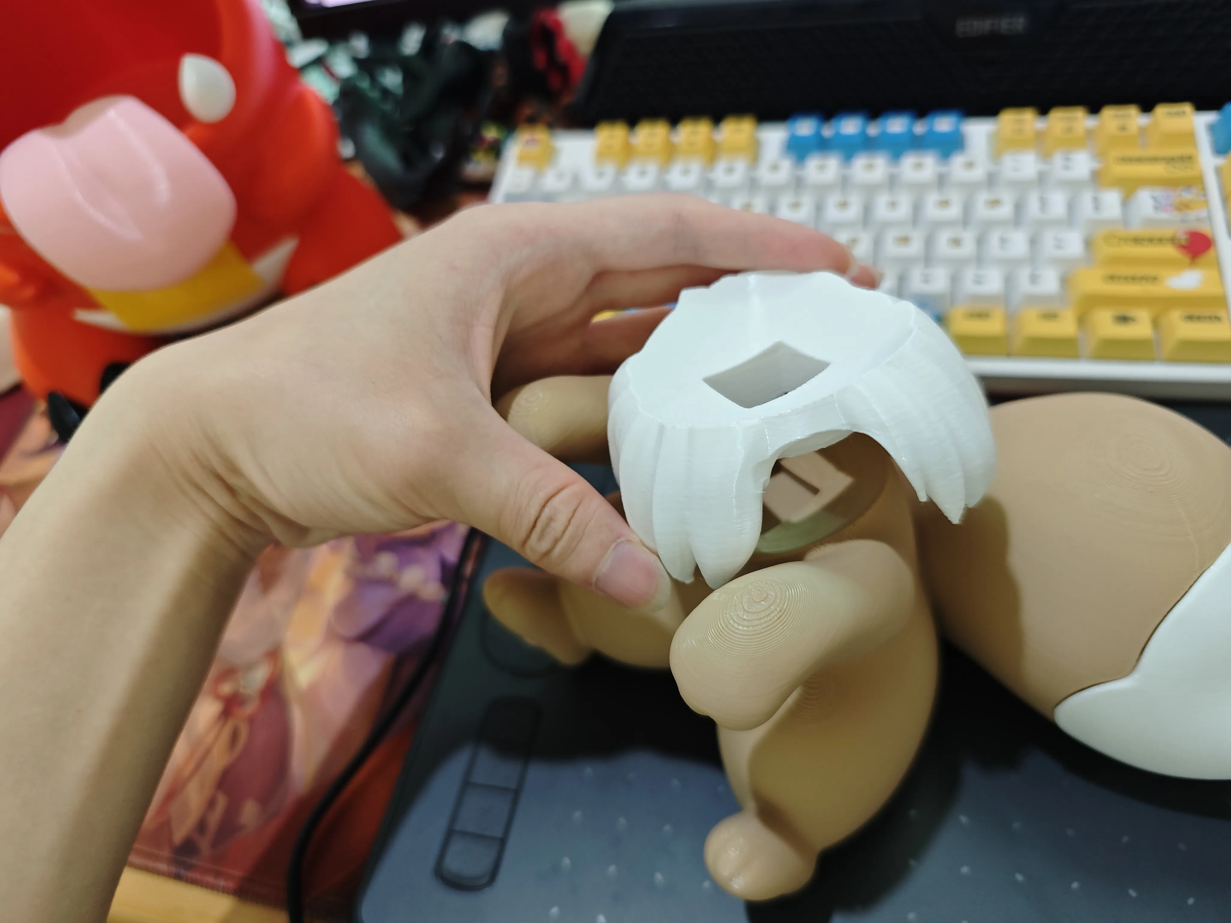 Pokemon - Eevee (Making a face) - Free 3D Print Model - MakerWorld